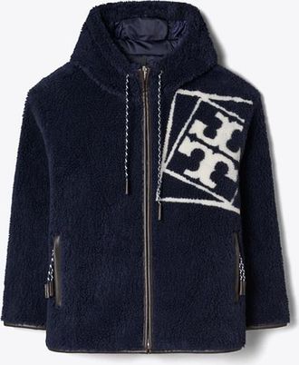 Tory Burch Fleecejacke mit Logo