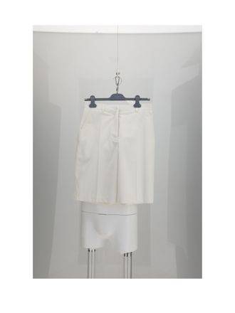 Dior Womens Shorts Bermuda White Cotton