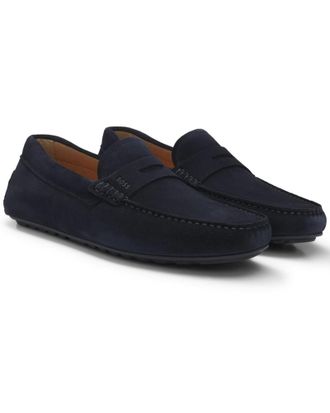 HUGO BOSS Mokassins Noel aus Veloursleder in