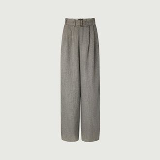 SOEUR PANTALON COLE GRIS CHIN&Eacute;