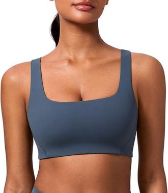 CRZ YOGA Butterlift Forme en V Dos Nageur Encolure Carr&eacute;e Doublure Soutien-Gorge de Sportpour Femmes Starlighting 38