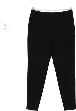 PESERICO Femme, Pantalons, Noir, Taille: 48 FR Pantalon Coupe Droite Noir