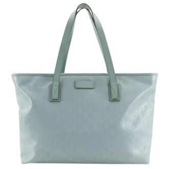 Gucci Pre-owned GG Imprim&eacute; Tote Bag - - Pre-owned - Damen - Blau - ONE SIZE