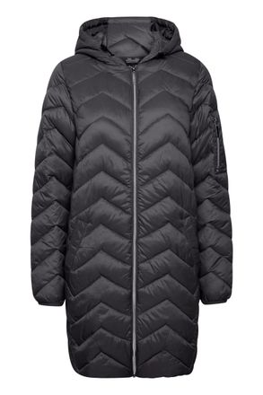 Fransa FRBAPADDING 7 Outerwear Damen Steppjacke &Uuml;bergangsjacke Jacke Steppjacke gef&uuml;ttert mit Kapuze, Gr&ouml;&szlig;e:L, Farbe:Black (200113)