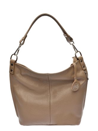 Roberta M Beige Rindsledertasche
