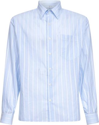 Costumein Homme, Chemises, Bleu, Taille: L Eric Striped Shirt