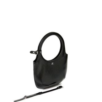 Courrèges heiliges Leder - Schwarze Umhängetasche