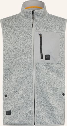 Camel Active Camel Active Strick-Fleeceweste grau
