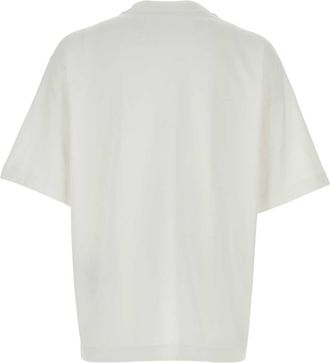 Gucci Logo-Embroidered Cotton T-Shirt - White