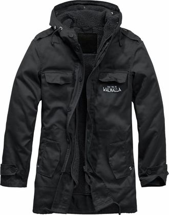 Spass Kostet M&auml;nner & Herren Parka Winterjacke mit heraustrennbaren Innenfutter See you in Walhalla Gr&ouml;&szlig;e M - 5XL