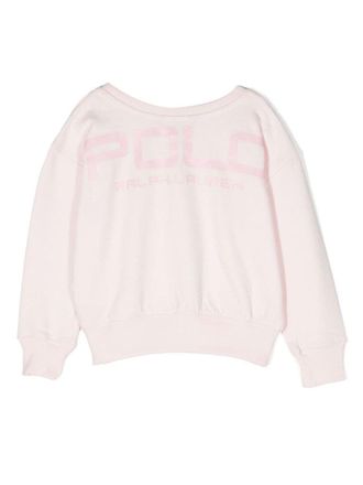 Polo Ralph Lauren Cotton-Blend Crewneck Sweatshirt - Pink