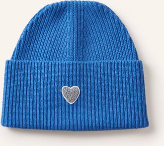Darling Harbour Darling Harbour M&uuml;tze Mit Cashmere blau