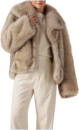 Notre-V Damen, Jacken, Beige, XSGröße