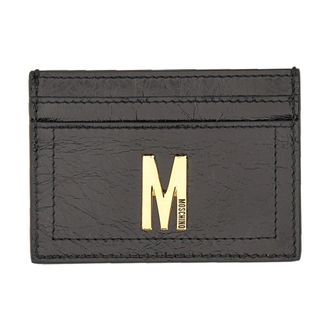 Moschino M Logo Ccholder - Femme - Accessoires - Noir - Taille: ONE Size