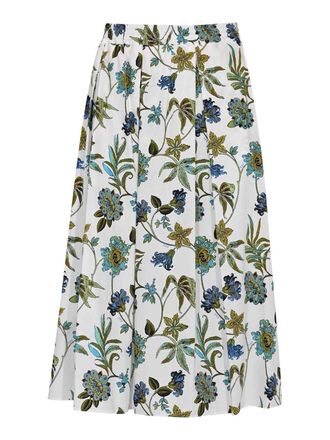 Fay Jupe Midi - Blanc