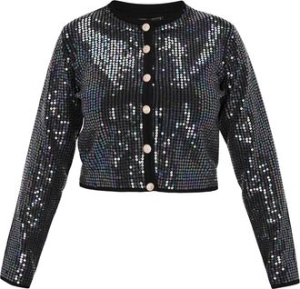 Faina Strickjacke Frauen Schwarz