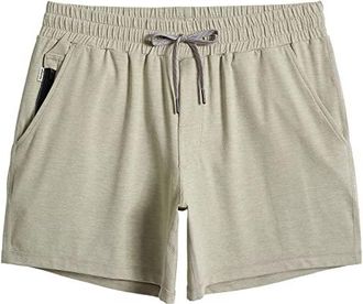 Maamgic Short de Jogging Homme Short Décontracté Short de Sport Athlétique pour Jogger,Kaki,XL