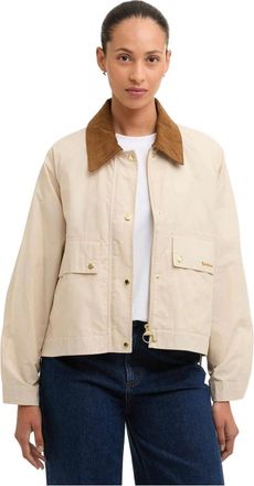 Barbour Femme, Vestes, Beige, Taille: 36 FR Medland Showerproof Jacket