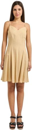 Gaud&igrave; Femme, Robes, Beige, Taille: 44 FR Robe Courte
