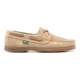Paraboot Homme, Chaussures, Brun, Taille: 44 EU Mocassins en daim avec couture Blake