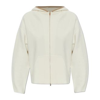 Max Mara Cardigan en Laine Petali - Femme - Pulls - Beige - Taille: 40 FR