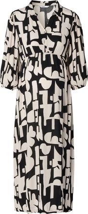 Noppies Damen Lieksa Nursing Dress 3/4 Sleeve Kleid, Monochrome All Over Print - N263, M EU