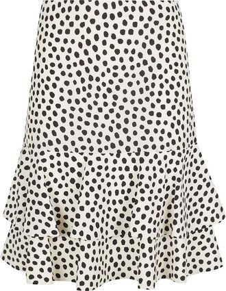 Chlo&eacute; Femme, Jupes, Multicolore, Taille: 36 FR Polka Skirt