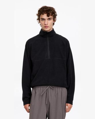 Arket ACTIVE Pullover Mit Kurzem Rei&szlig;verschluss -Schwarz