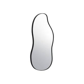 Sweeek Miroir Organique en m&eacute;tal Noir Harlow