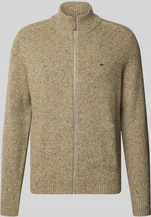 Fynch-Hatton Regular Fit Strickjacke mit Stehkragen