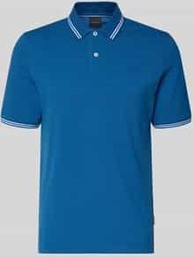 Bugatti Regular Fit Poloshirt mit Logo-Stitching