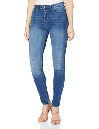 Only Damen Jeans 15165792 Medium Blue Denim Xs-32