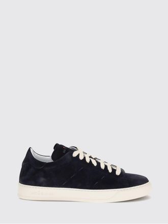 Kiton Low-Top-Sneaker aus Kalbsveloursleder mit kontrastierendem Logo