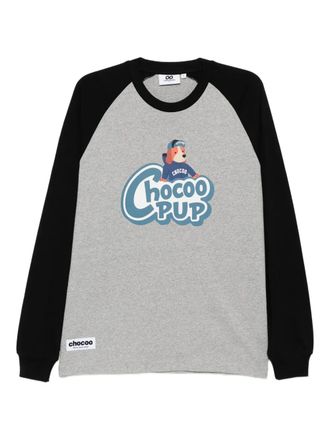 Chocoolate t-shirt à manches longues - Gris