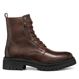 Geox Schn&uuml;rstiefeletten Geox D Iridea D16HRF 00039 C6013 Dunkelrot