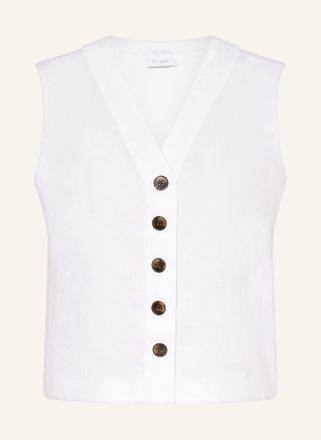 Hobb's Blusenshirt Kaylee Aus Leinen weiss