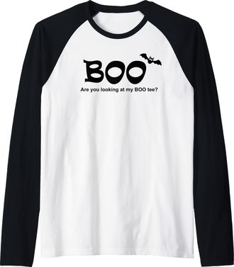 Holiday Lustiges Halloween Halloween Are You Looking at My Boo-T-Shirt? Raglan