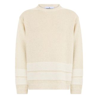 Stone Island Rundhalspullover - - Knitwear - Herren - Wei&szlig; - 2XL