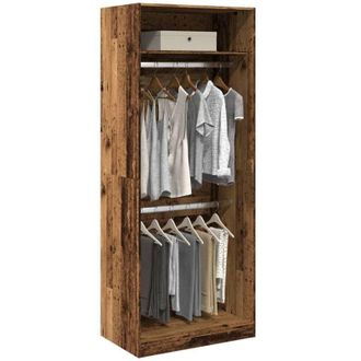 vidaXL Vidaxl - Garde-robe vieux bois 80x50x200 cm bois ding&eacute;nierie