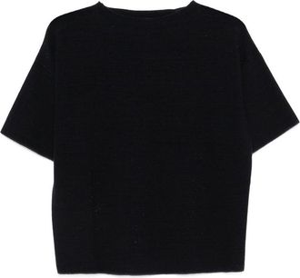 Fabiana Filippi Pull Col Rond - Bleu