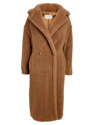 Max Mara Alpaca-Wool Blend Coat - Camel