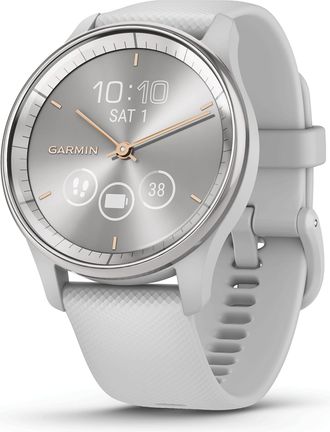 Garmin vívomove Trend - Hybrid-Smartwatch mit analogen Zeigern und Touchdisplay, Fitness-/Gesundheitsfunktionen, Schlafanalyse, GarminPay, Benachrichtigungen