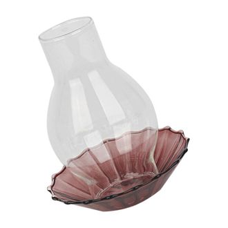 NUOBESTY Vintage Kerzenhalter Glas mit Winddichter Glasabdeckung und Langlebigem Borosilikat f&uuml;r Romantische Dekoration im Wohnzimmer und Restaurant