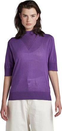 G-Star Damen Core Mock Neck Knitted Top