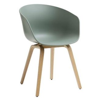 HAY Fauteuil About a chair - Vert - Polypropylène recyclé - Designer Hee Welling