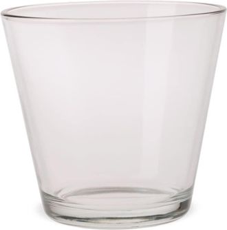 Matches 21 matches21 Glastopf Glasvase konische Form Blumenvase Übertopf Pflanzgefäß Dekovase Glas klar 1 STK Ø 12x11 cm