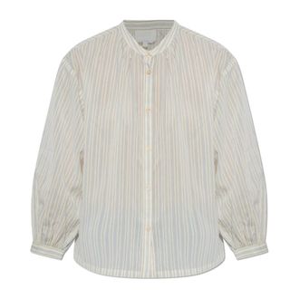 A.P.C. Gestreiftes Hemd - - Blouses & Shirts - Damen - Beige - M
