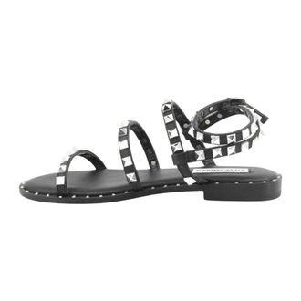 Steve Madden Travel Flat Sandal - - Shoes - Damen - Schwarzk - 38 EU
