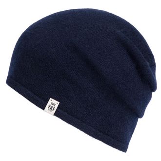 Roeckl Damen Pure Cashmere Beanie-M&uuml;tze, Blau, 55-60 EU