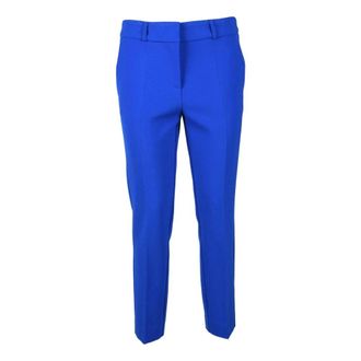 Simona Corsellini Elegante Ma&szlig;geschneiderte Hose - - Trousers - Damen - Blau - XS